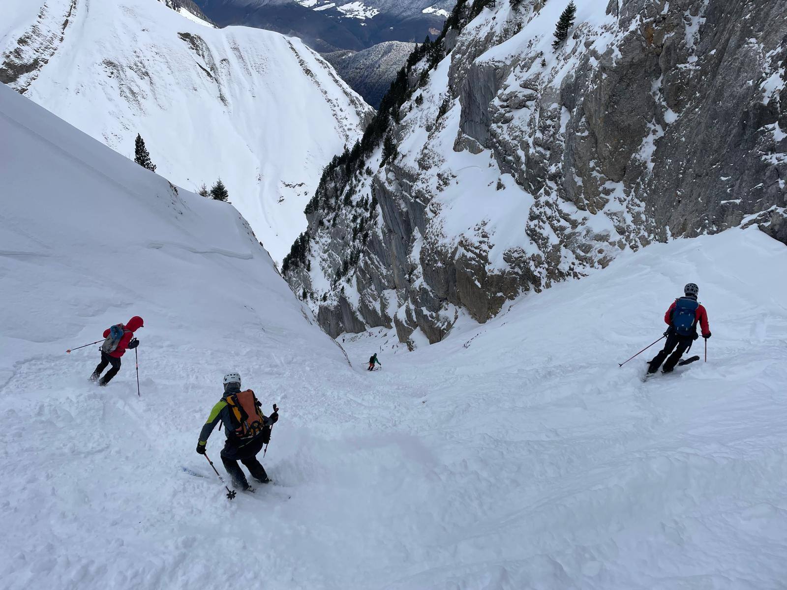 Le couloir Nord du Trelod en ski de rando - Blog Montania Sport